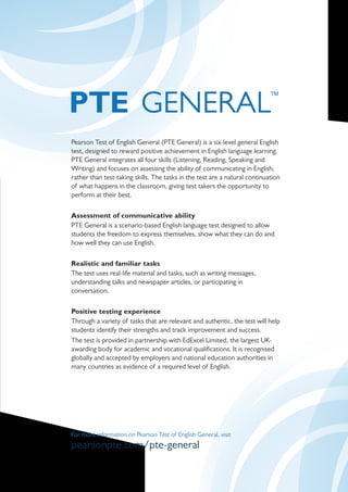 Pte general speakout 2_nd_int_booklet photocopiable | PDF