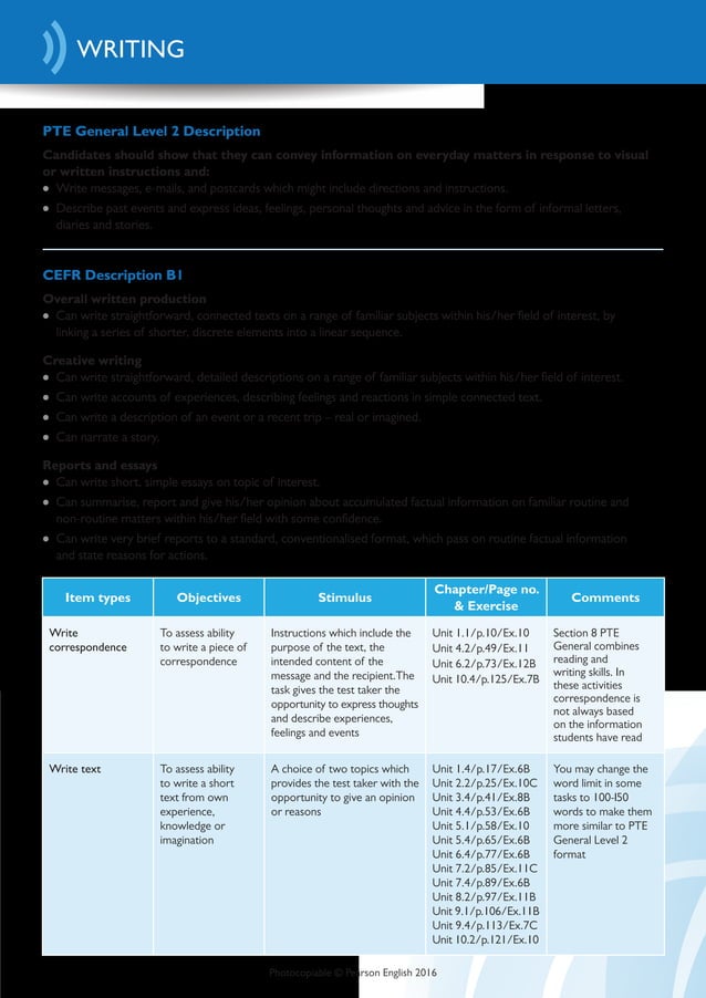 Pte general speakout 2_nd_int_booklet photocopiable | PDF