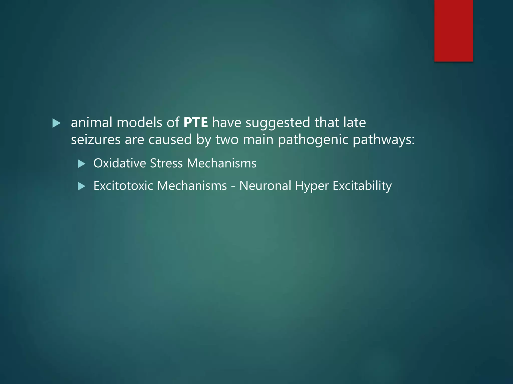 post traumatic epilepsy | PPTX