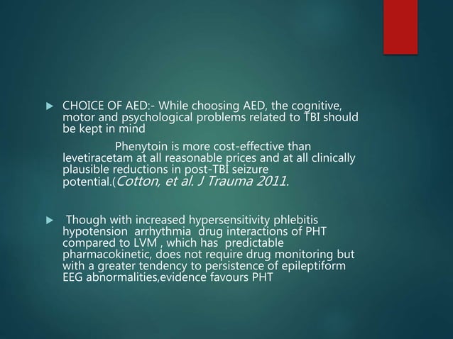 post traumatic epilepsy | PPTX