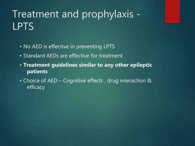 post traumatic epilepsy | PPTX