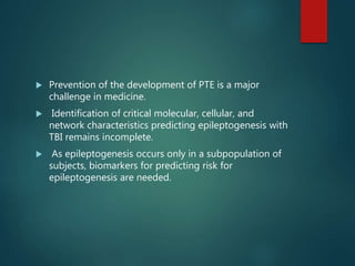 post traumatic epilepsy | PPTX