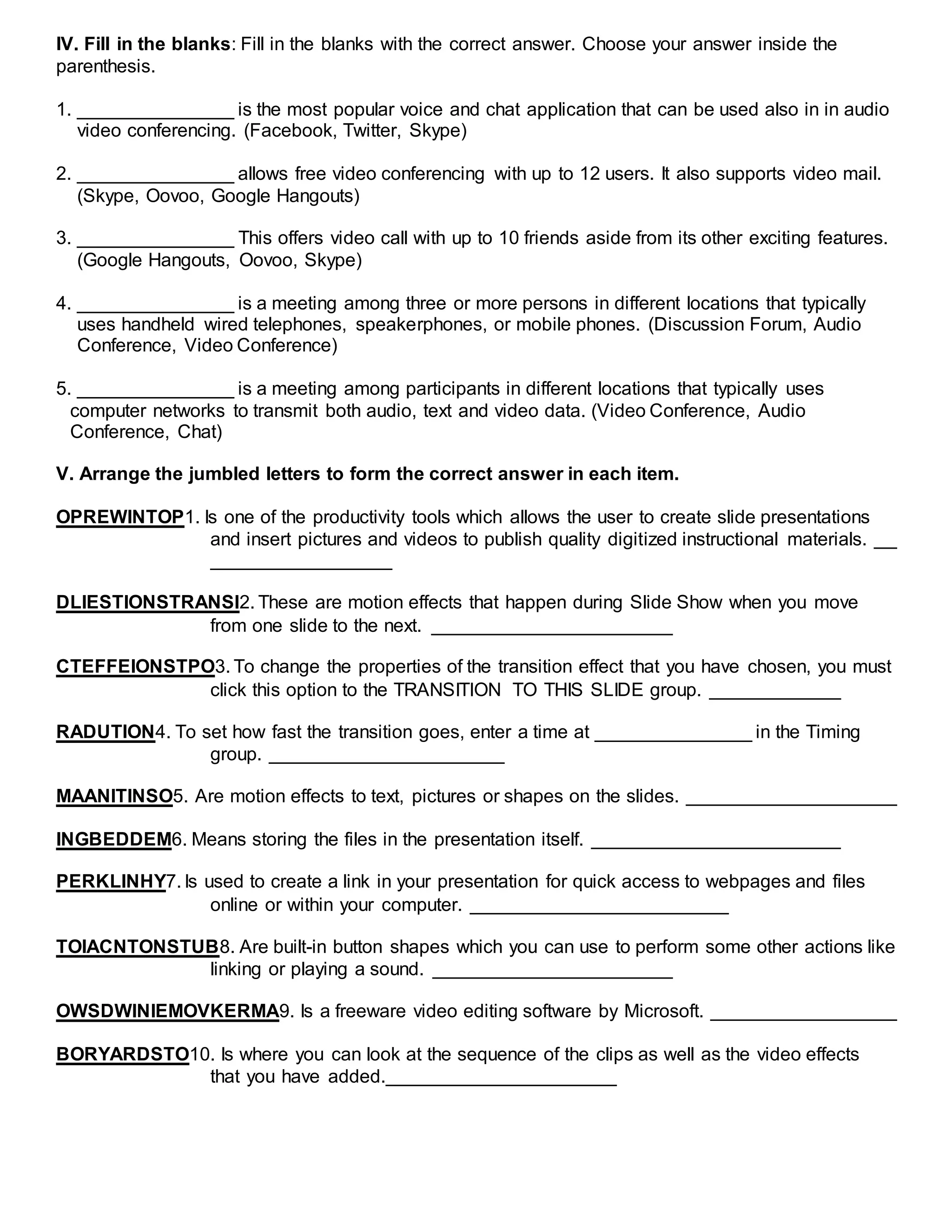 Pt epp ict 6-q1 | PDF | Free Download