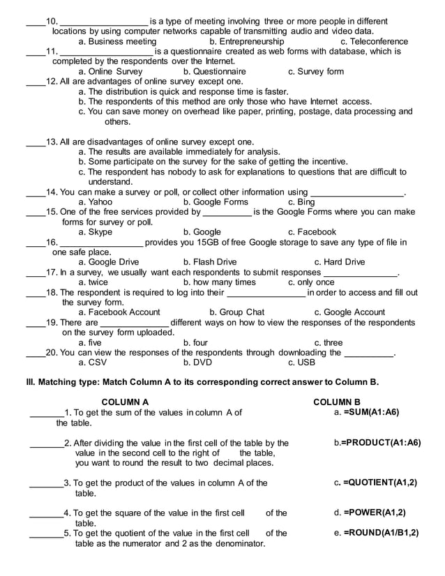 Pt epp ict 6-q1 | DOC