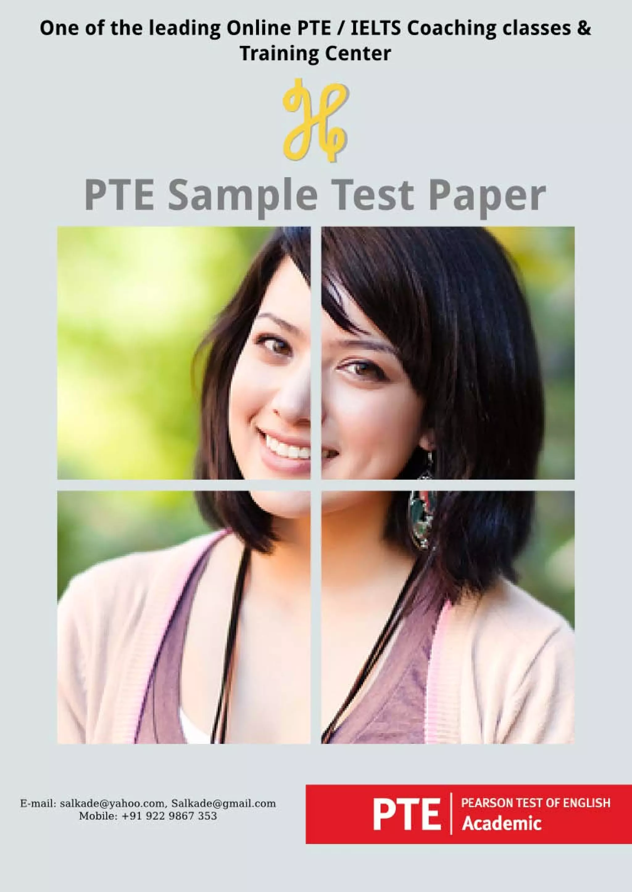 #Pte #Academic 3free #Mock #test reading test 1 by pravin sir | PDF