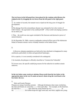 #Pte #Academic 3free #Mock #test reading test 1 by pravin sir | PDF