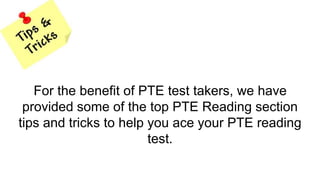 PTE Reading Tips And Strategies.pptx
