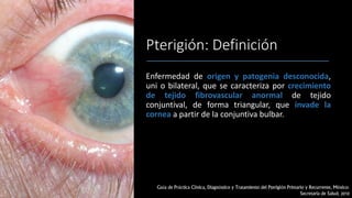 Pterigión | PPTX