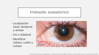 PTERIGION OFTALMOLOGIA,PTERIGION OFTALMOLOGIA,PTERIGION OFTALMOLOGIA, .pptx