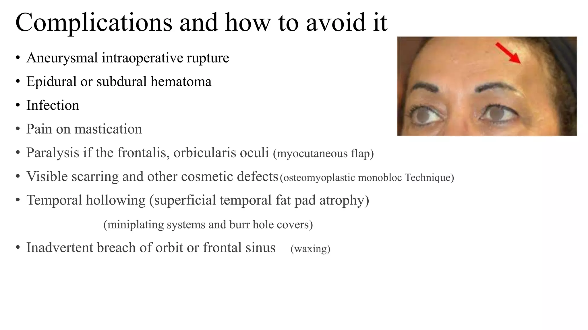 Pterional craniotomy | PPTX