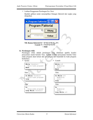 Pterstruktur perulangani | PDF