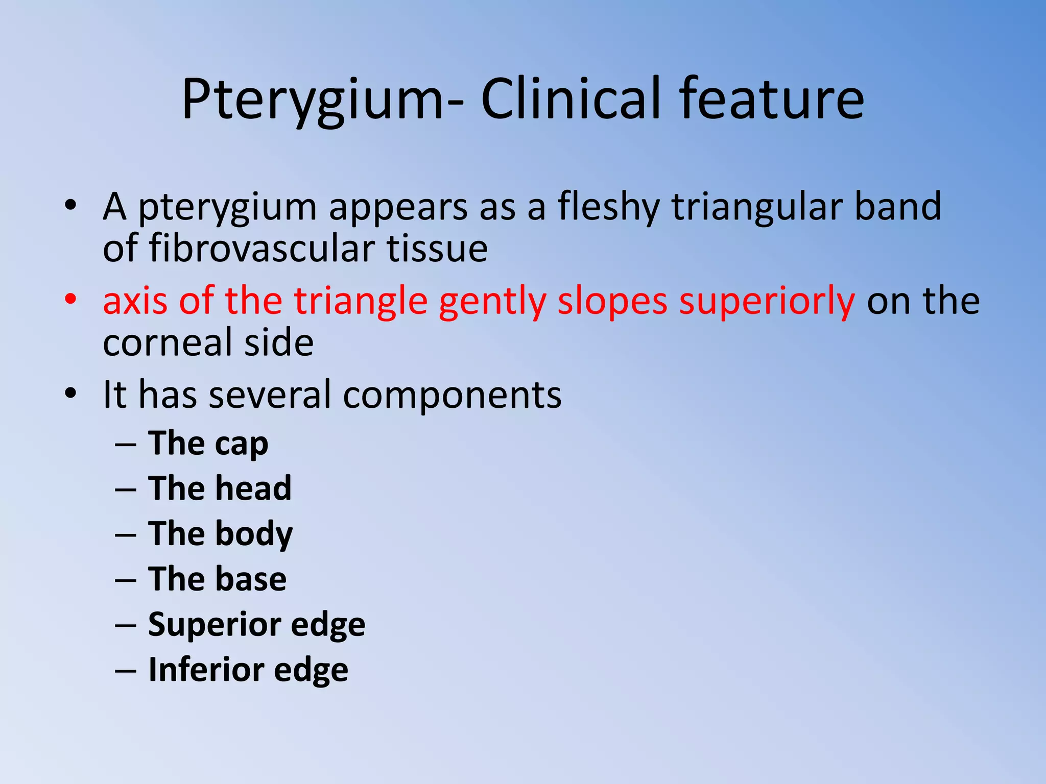 Pterygium and its management | PPTX