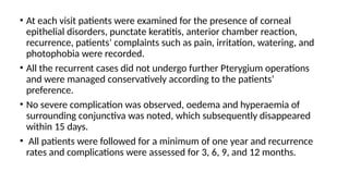 Role of Mitomycin in prevention of pterygium | PPTX