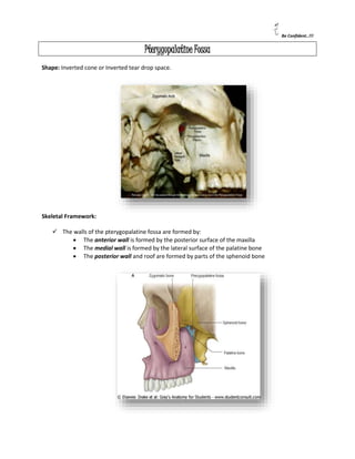 Pterygopalatine fossa | DOCX
