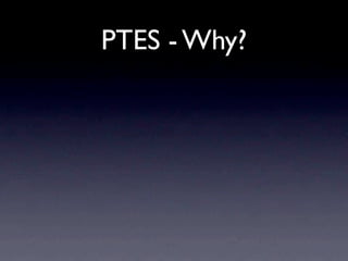 Penetration Testing Execution Standard | PDF