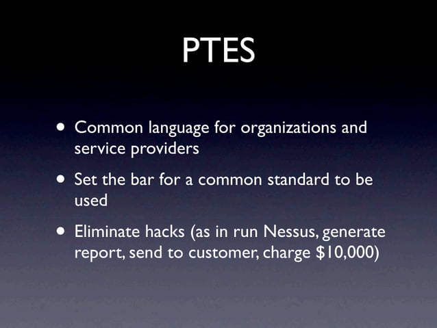 Penetration Testing Execution Standard | PDF | Technology & Computing