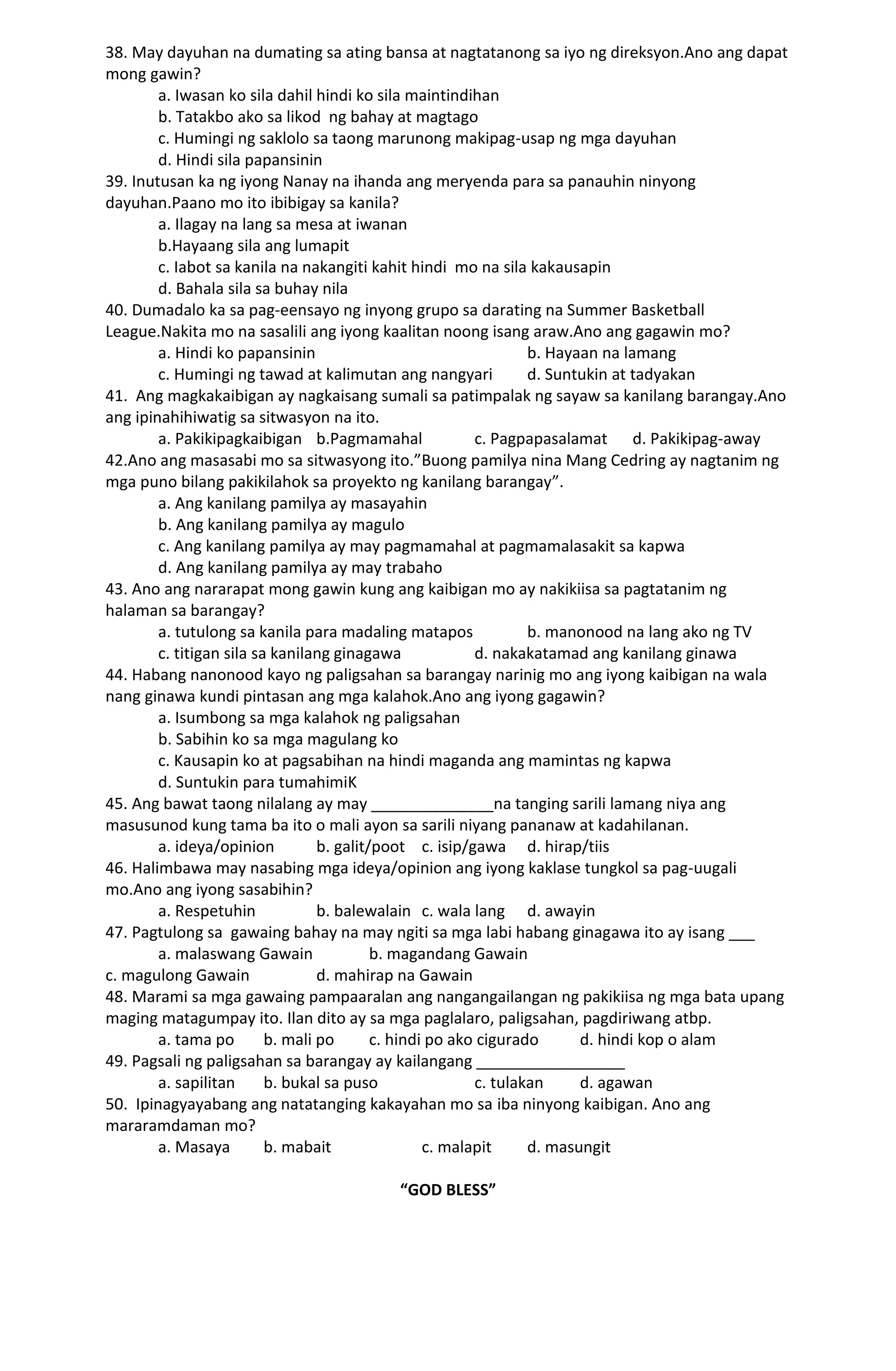PERIODICAL TEST ESP GRADE 5_SECOND QUARTER.docx