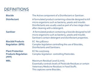 BACS presentation to the Provision Trade Federation | PPT