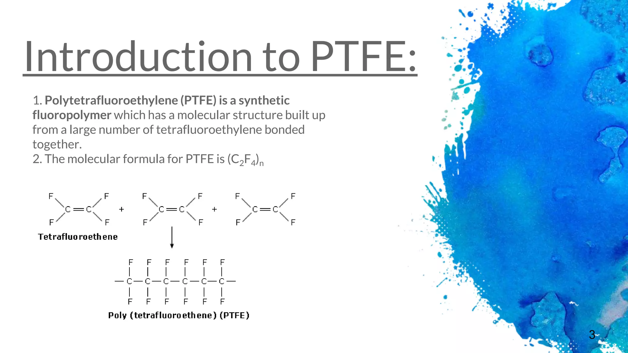 PTFE - Poly Tetra fluro Ethylene (Teflon) Medical uses | Biomedical ...