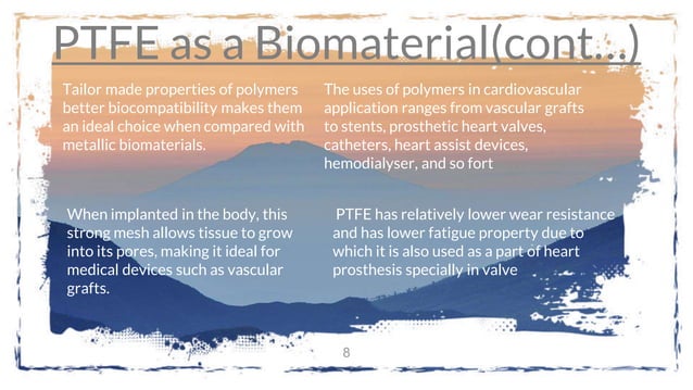 PTFE - Poly Tetra fluro Ethylene (Teflon) Medical uses | Biomedical ...