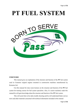 Pt fuel system | PDF