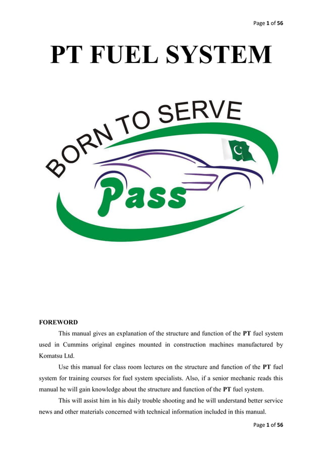 Pt fuel system | PDF | Automotive