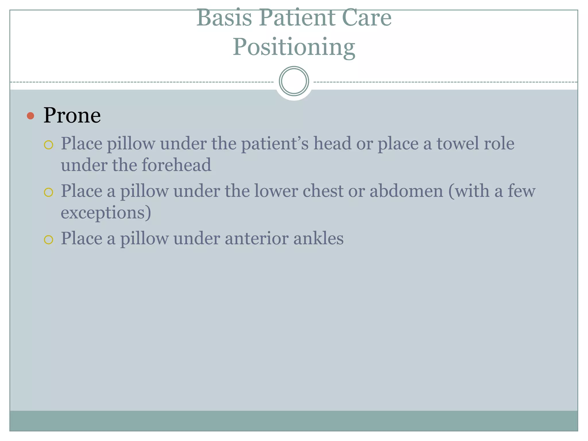 Ptha 1405 positioning | PPT