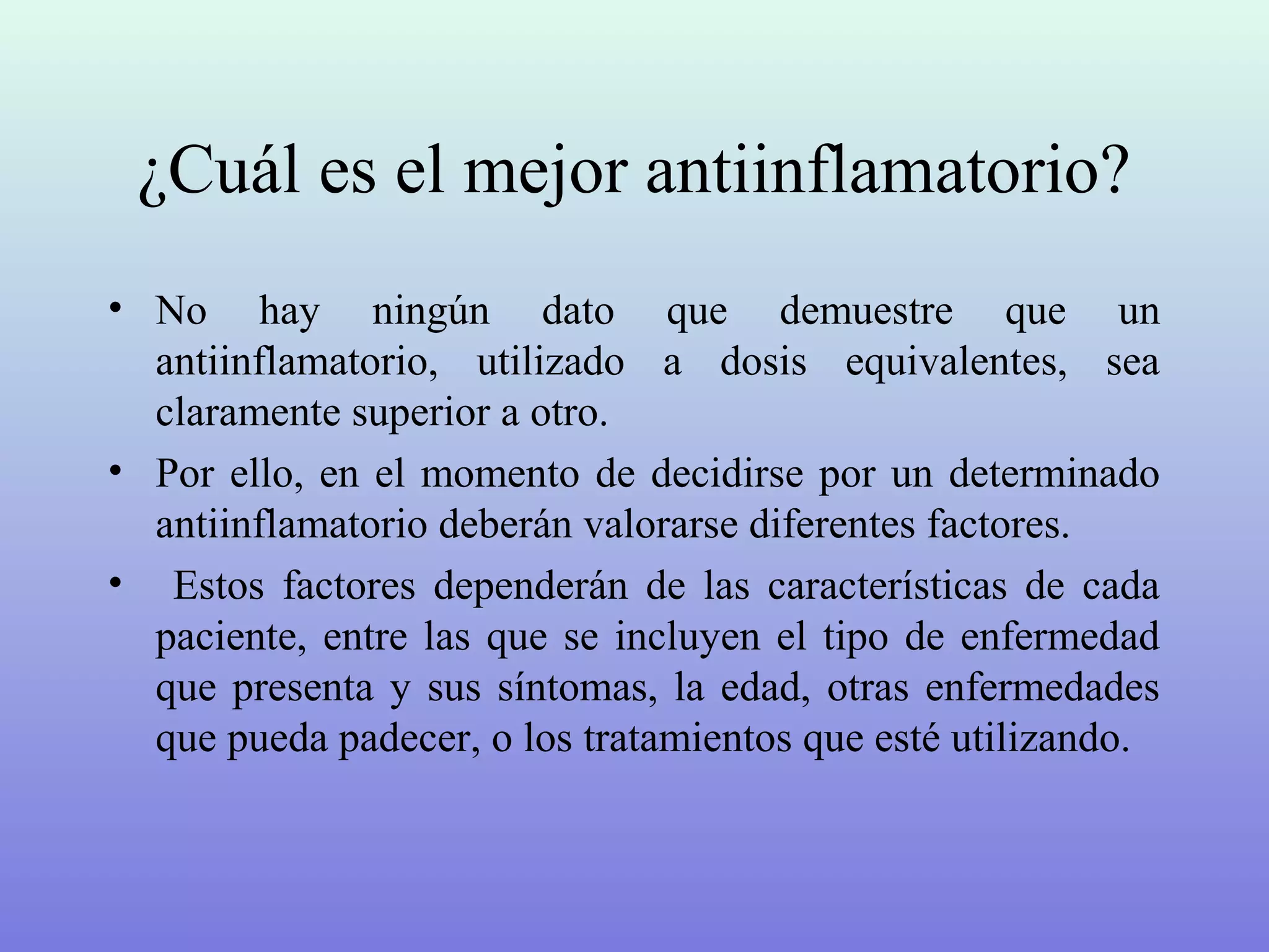Antiinflamatorios no esteroideos (AINES) | PPT | Pharmaceutical Drugs ...