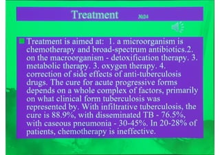 Acute progressive tuberculosis. Tuberculosis | PPT