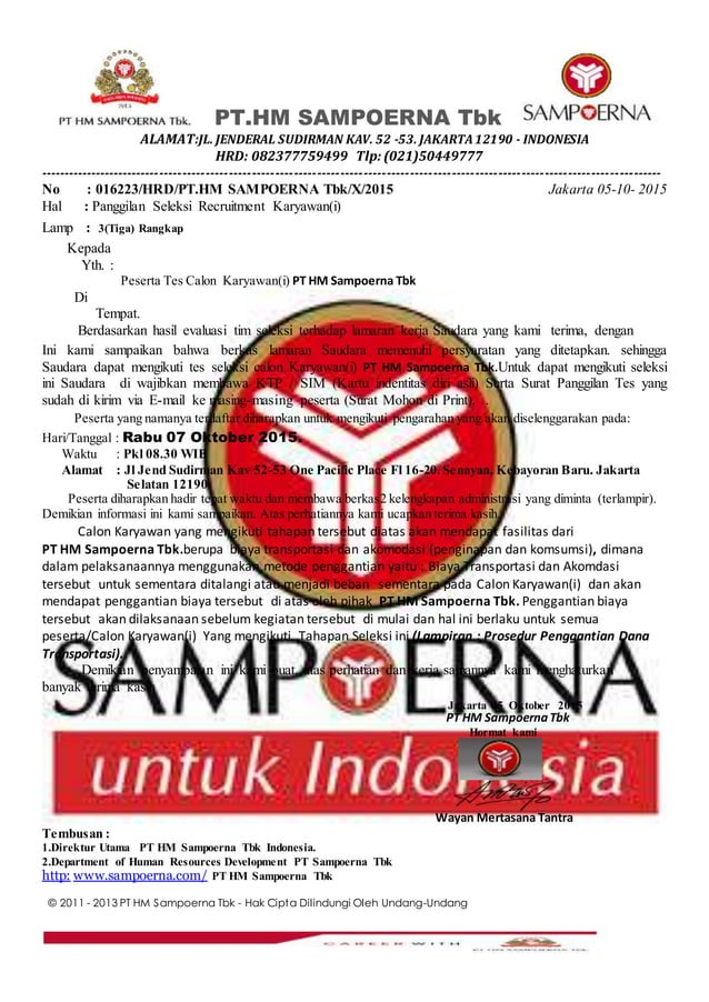 Pt hm sampoerna tbk jkt | PDF