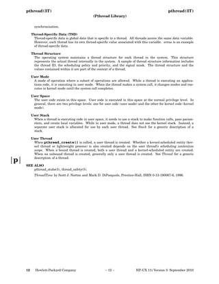 Pthread Library | PDF