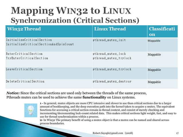 PThreads Vs Win32 Threads | PPTX | Operating Systems | Computer Software and Applications