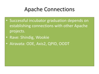 Experiences with the Apache Software Foundation | PPTX