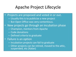 Experiences with the Apache Software Foundation | PPT | Free Download