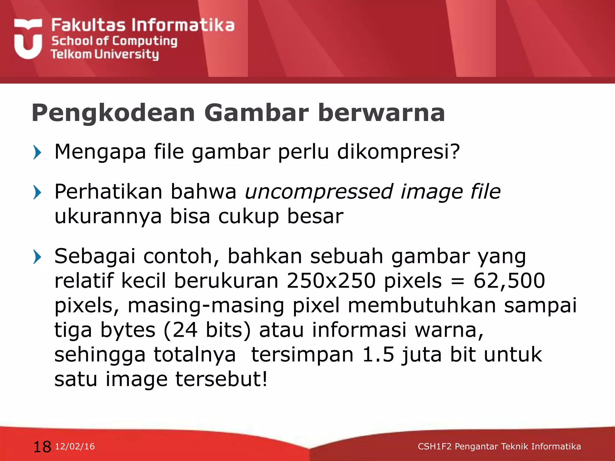 mengenal pengkodean dan kompresi digital | PPT