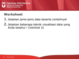Manipulasi dan visualisasi data | PPTX