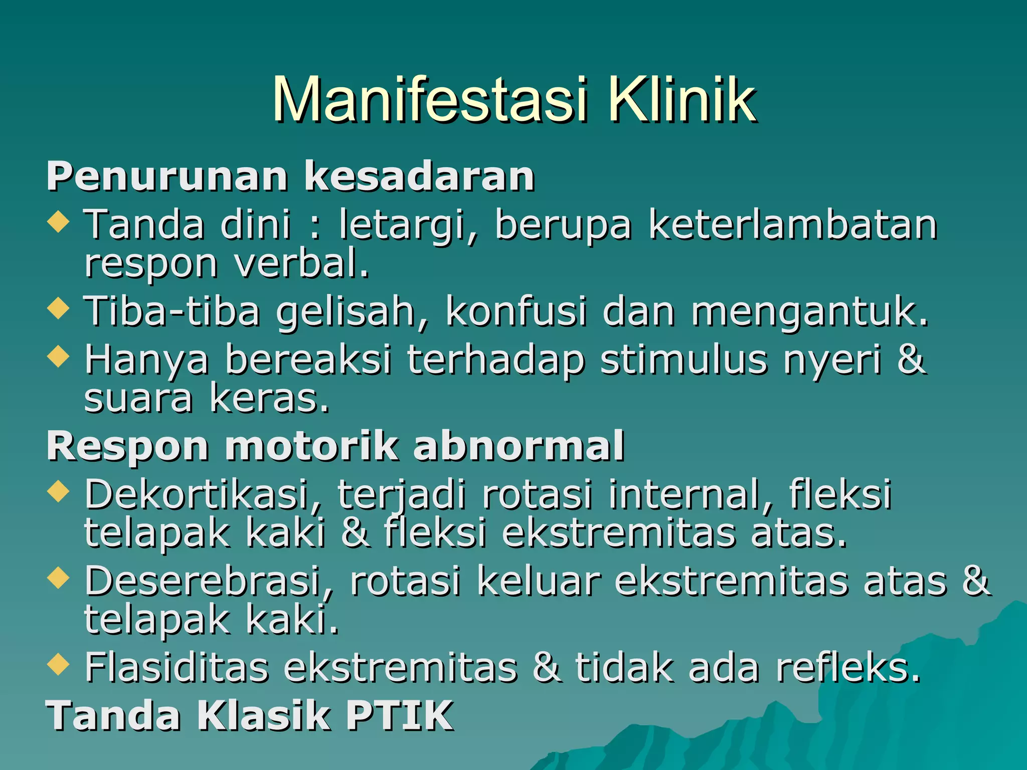 Peningkatan Tekanan Intrakranial | PPT