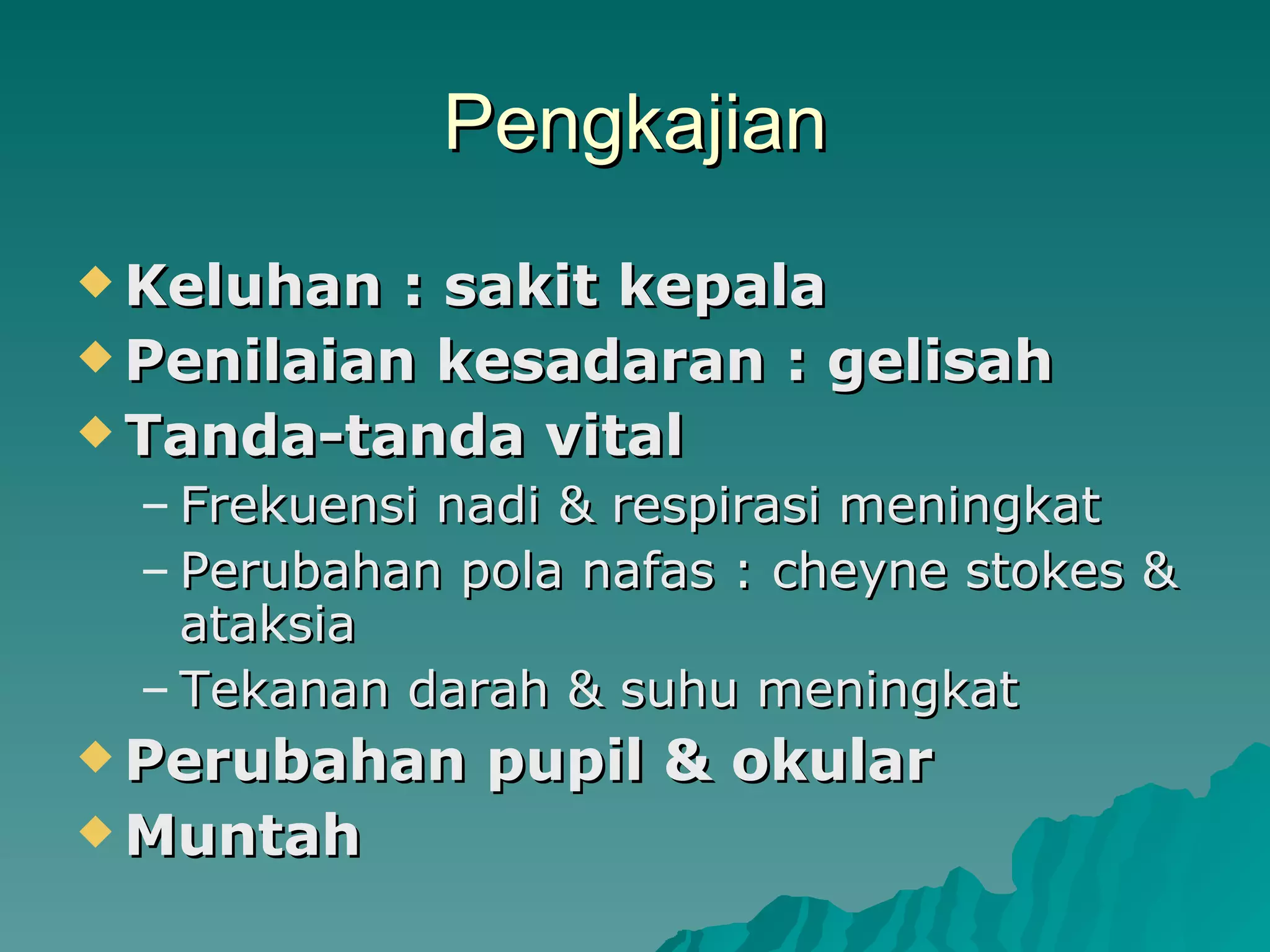 Peningkatan Tekanan Intrakranial | PPT