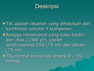 Peningkatan Tekanan Intrakranial | PPT