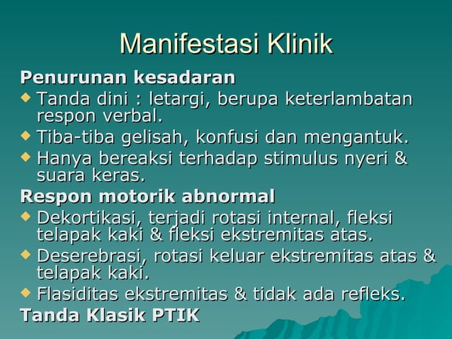 Peningkatan Tekanan Intrakranial | PPT