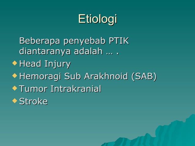 Peningkatan Tekanan Intrakranial | PPT