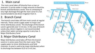 types of canals | PDF