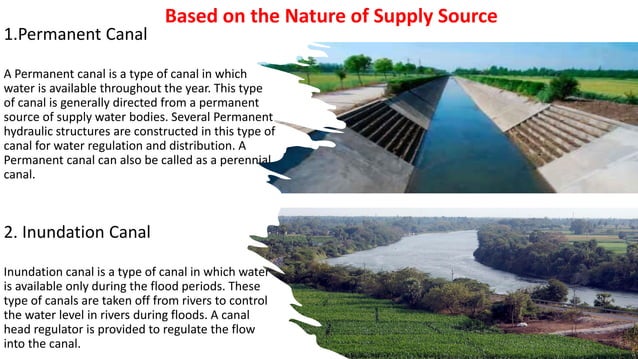 types of canals | PDF