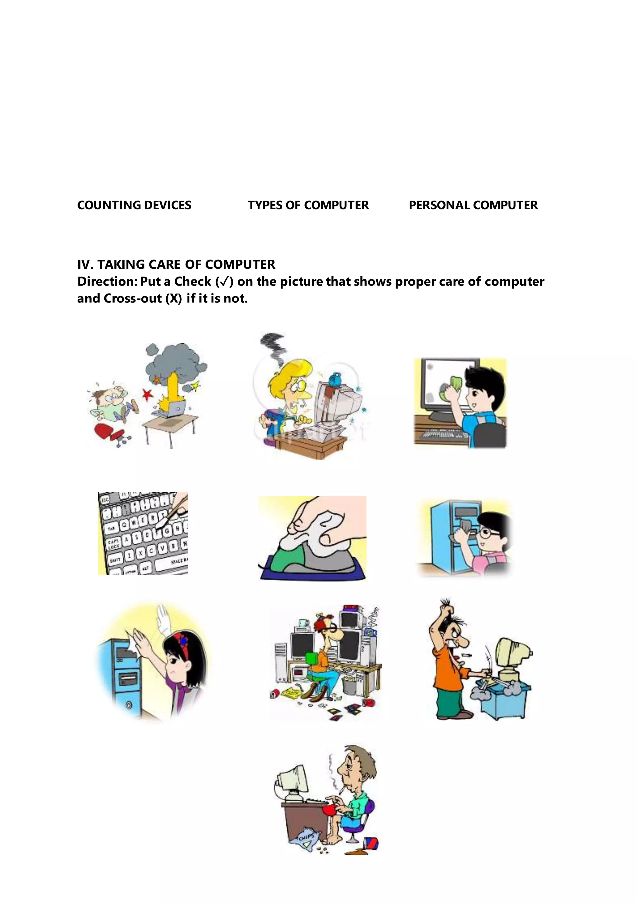 FIRST PERIODICAL TEST IN COMPUTER GRADE 2 | DOCX