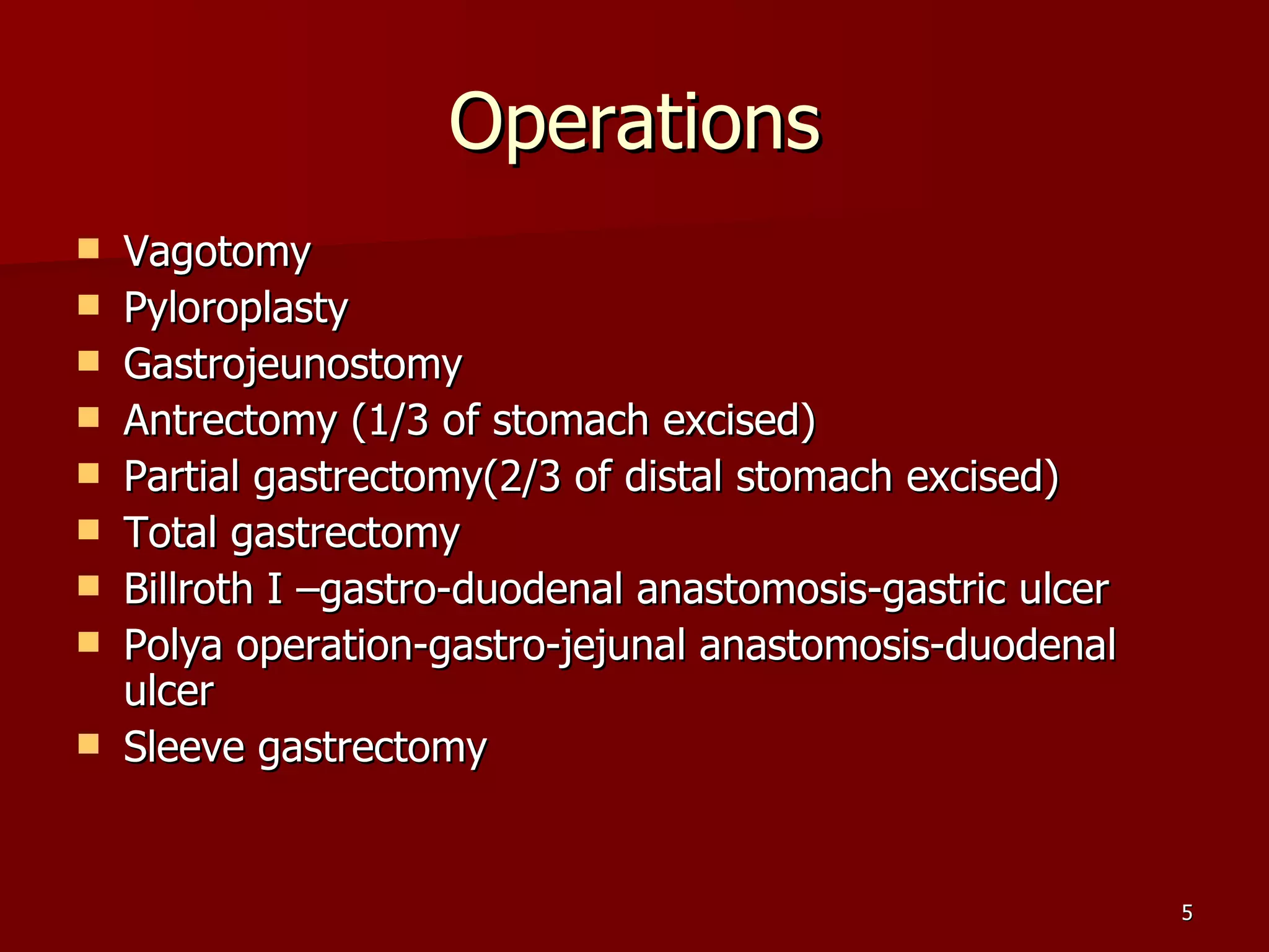 Pt in gastrectomy& cholecystectomy | PPT