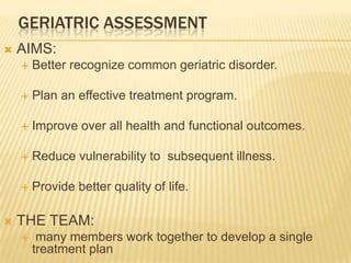 Pt in geriatric | PPTX
