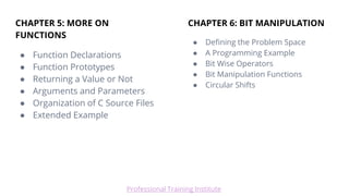 PTInstitute - Syllabus of Embedded System Training in Bangalore | PPT