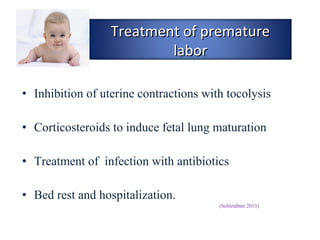 Recent Advances In Management Of Preterm Labour | PPT