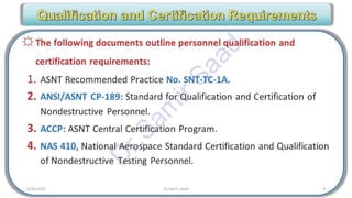 ASNT Liquid Penetrant Testing (PT) Notes-Dr. Samir Saad | PDF
