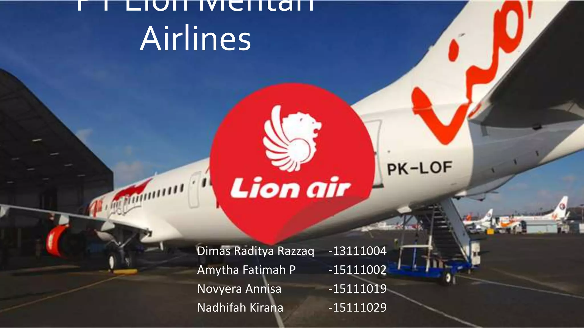 Pt Lion Mentari Airlines ppt | PPTX